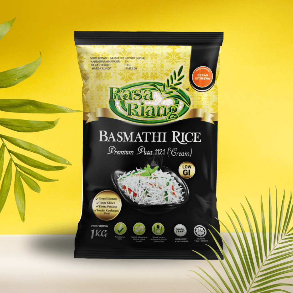 Beras Basmathi Pusa Cream 1kg – Rasa Riang