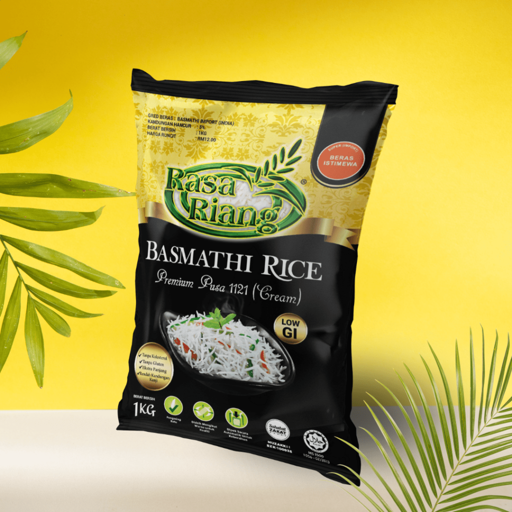 Beras Basmathi Pusa Cream 1kg – Rasa Riang