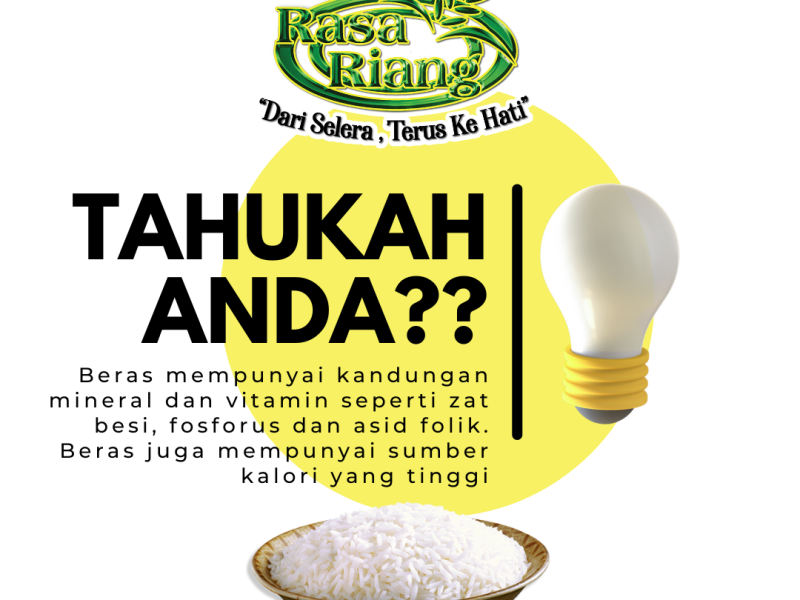 Rasa Riang – Dari Selera, Terus Ke Hati